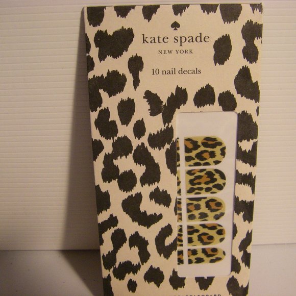 kate spade | Other | Kate Spade Leopard Nail Decals Decals New Sealed ...